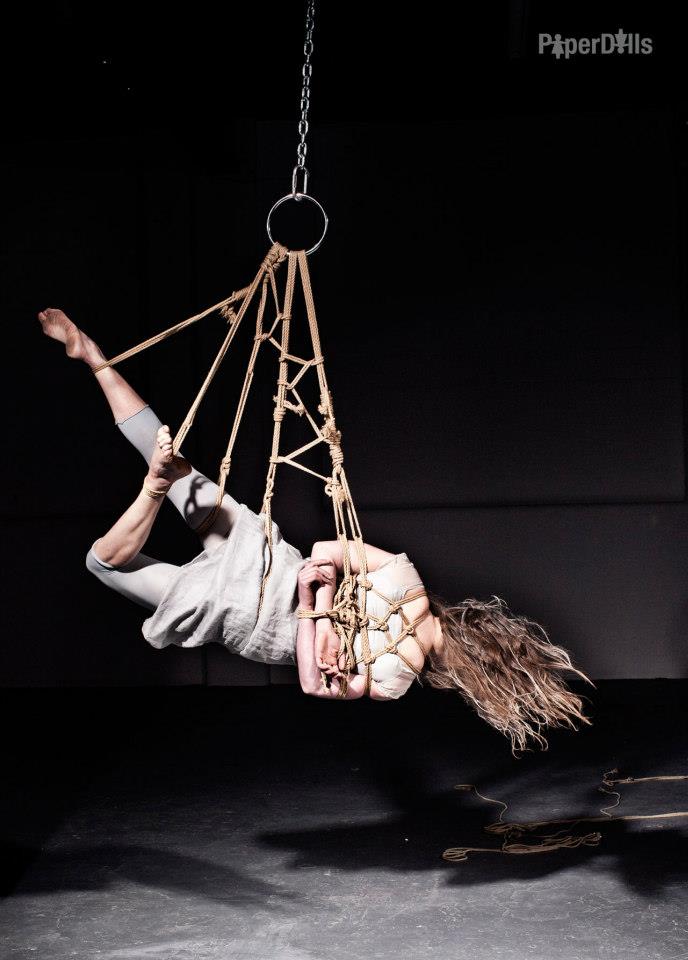 Ropebondage Shibari Kinbaku Ballgag Gagged Blonde Lingere Sexiz Pix
