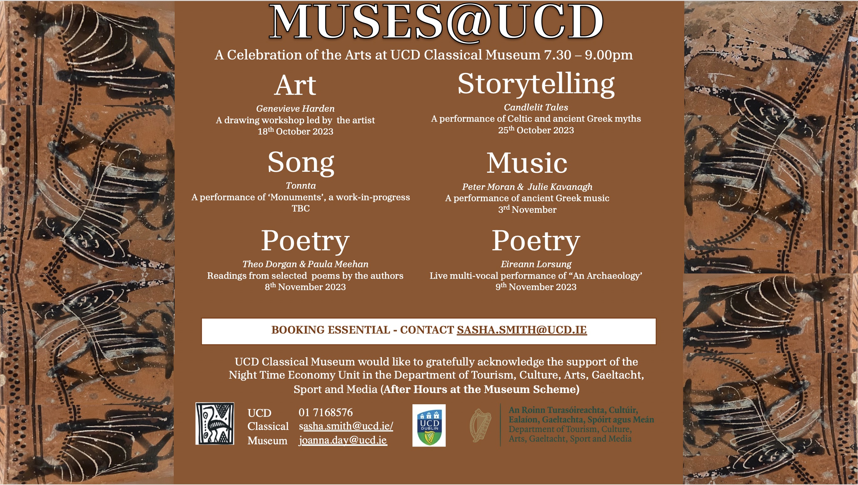 Autumnal celebration of the Arts at the UCD Classical Museum through ...