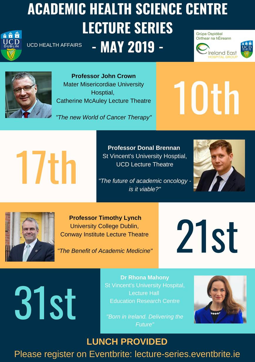 UCD Health Affairs launch Academic Health Science Centre Lecture Series ...